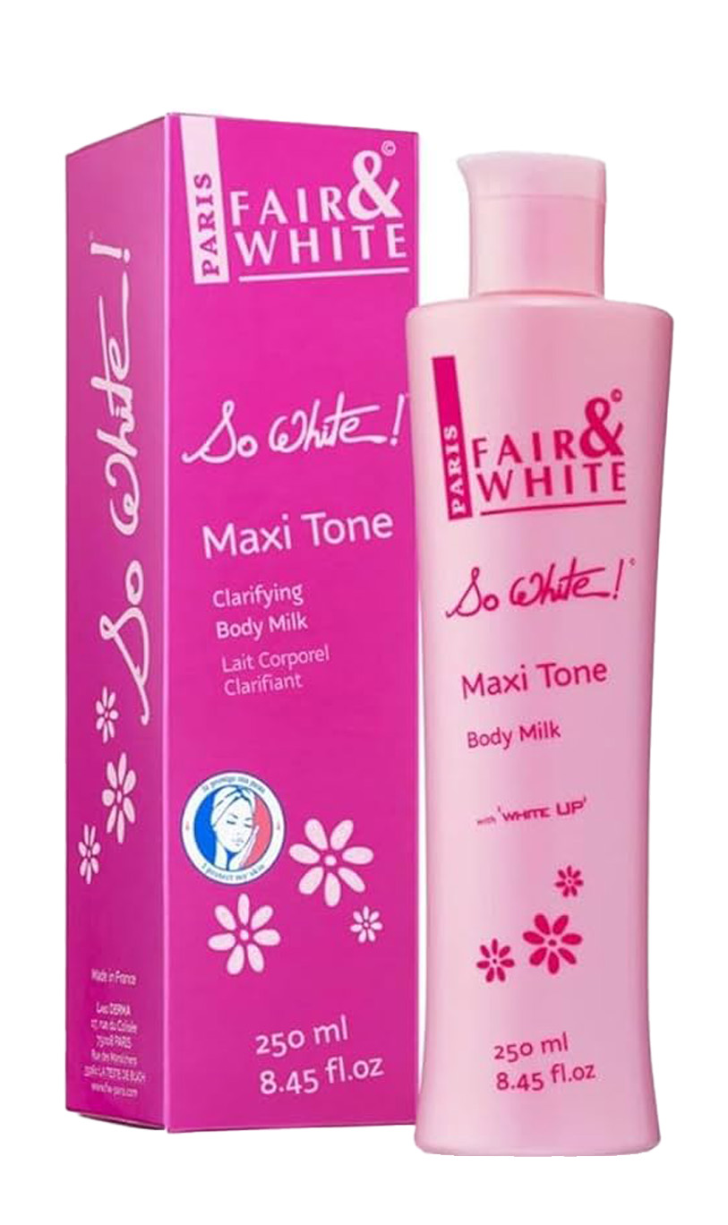 FW SO WHITE MAXI TONE BODY MILK 250ML - FreshTropical