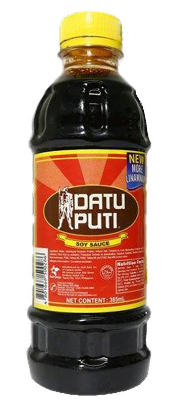 PH DATU PUTI SOY SAUCE 24X385ML - FreshTropical