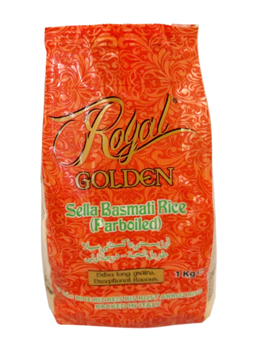 PARBOILED ROYAL GOLDEN RICE 12X1KG - FreshTropical