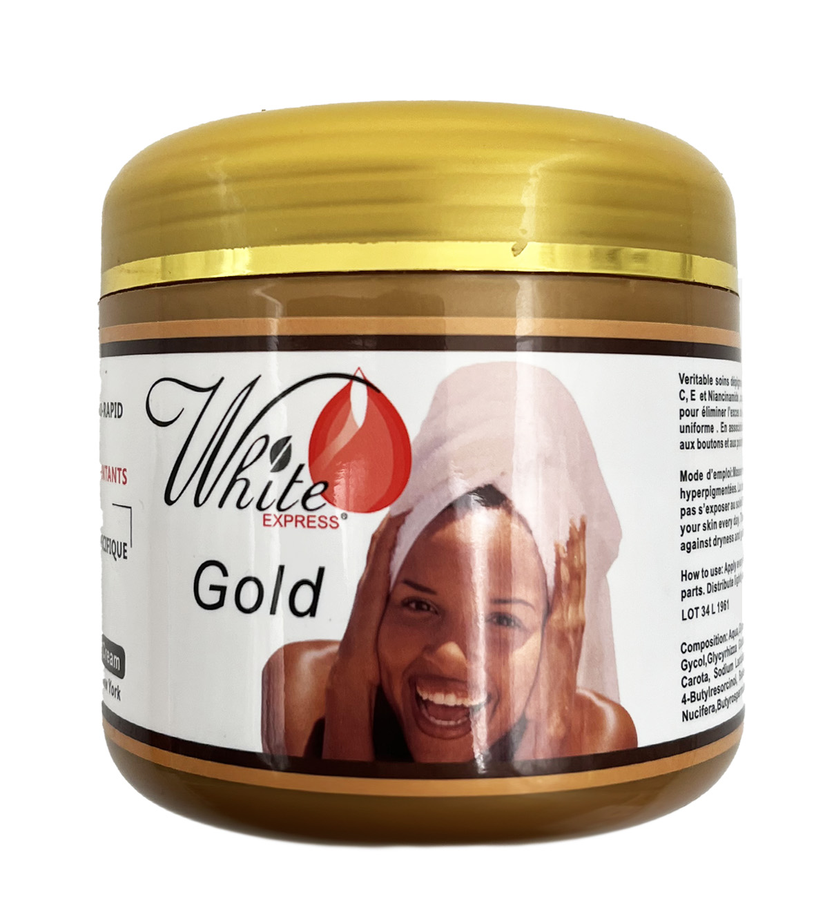 WHITE EXPRESS CREAM 500G GOLD - FreshTropical