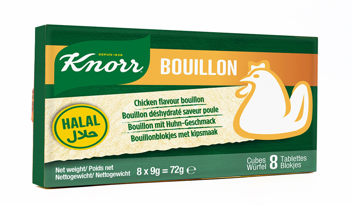 KNORR CHICKEN CUBE 24X8X9G HALAL - FreshTropical