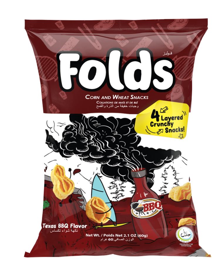 KOLSON FOLDS BBQ 24X60G - FreshTropical