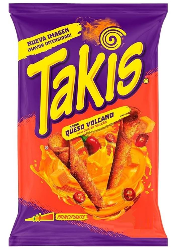 CHIPS TAKIS QUESO VOLCANO 10X140G - FreshTropical