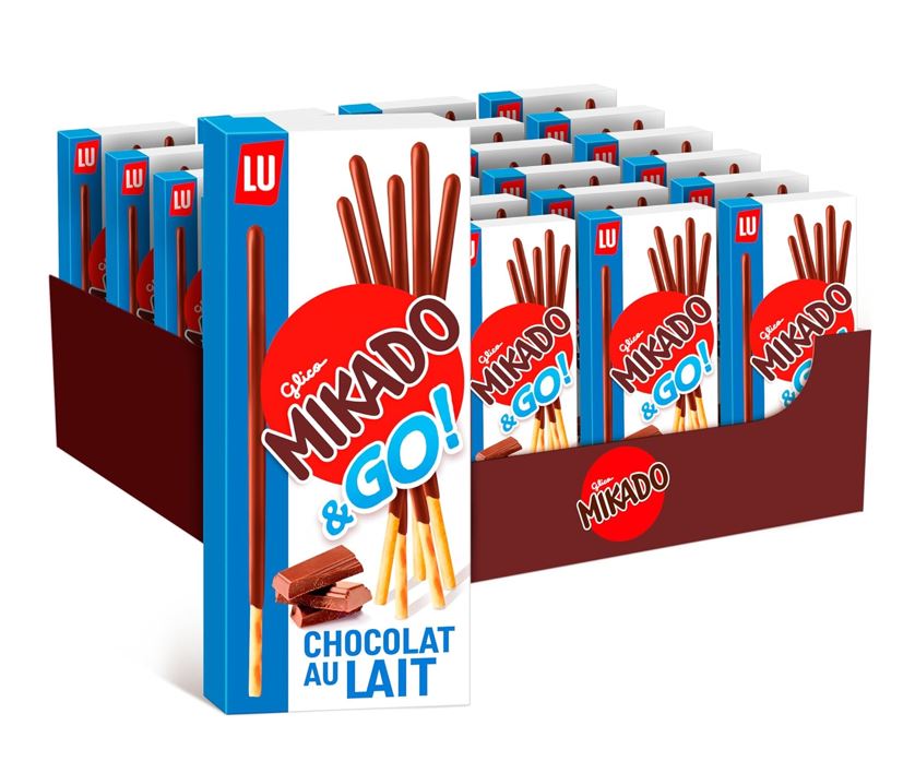 MIKADO MILK CHOCO INTERNATIONAL 24X39G - FreshTropical