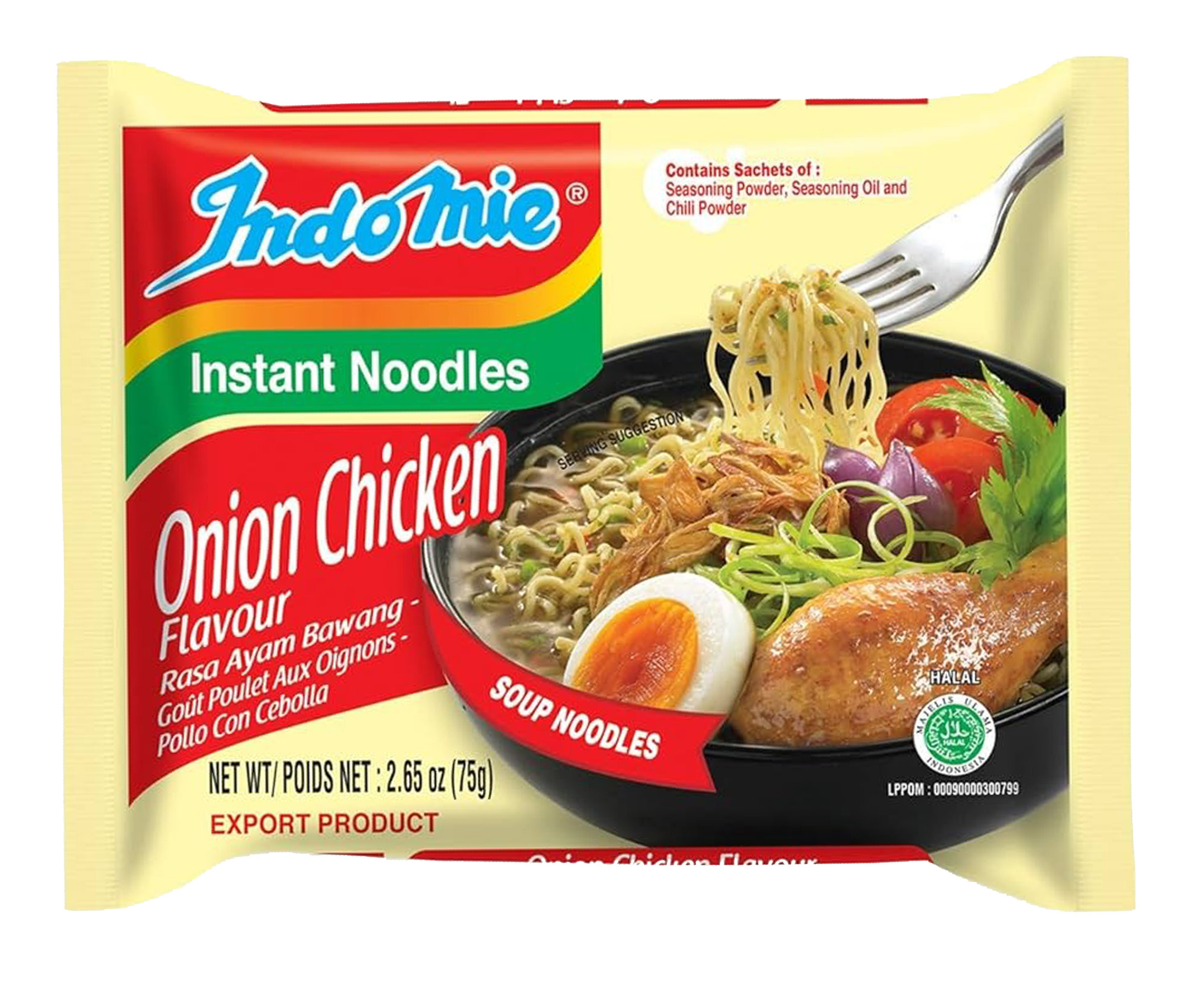 NOODLES INDOMIE CHICKEN ONION 40x75GR - FreshTropical