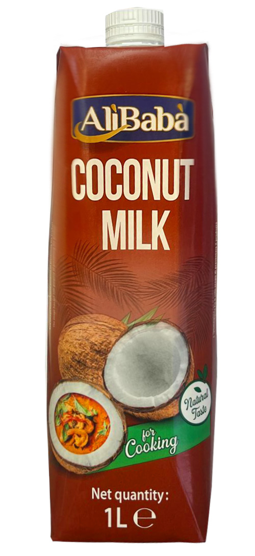 COCONUT MILK ALIBABA CUCINA UHT 12X1L - FreshTropical