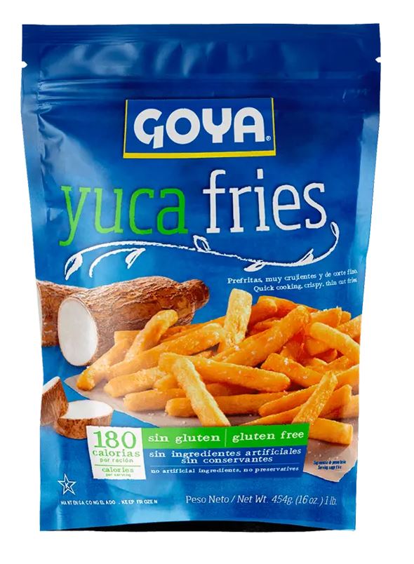 PE YUCA FRIES CUT FROZEN 24X454G GOYA - FreshTropical