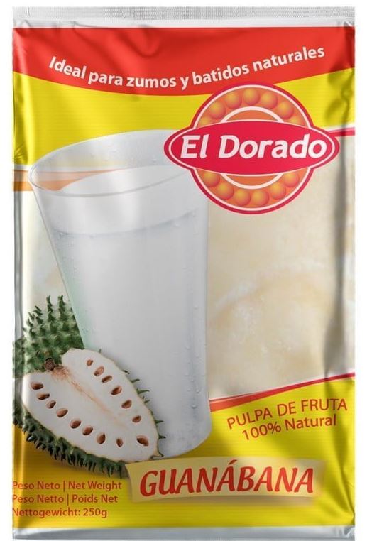 FROZEN PULP GUANABANA 12X250G EL DORADO - FreshTropical