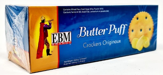 EBM BUTTER PUFF BISCUIT 24X104.8G - FreshTropical