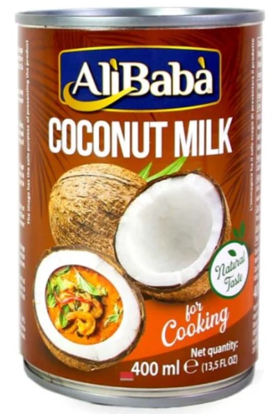 COCONUT MILK ALIBABA COOKING 24X400ML - FreshTropical
