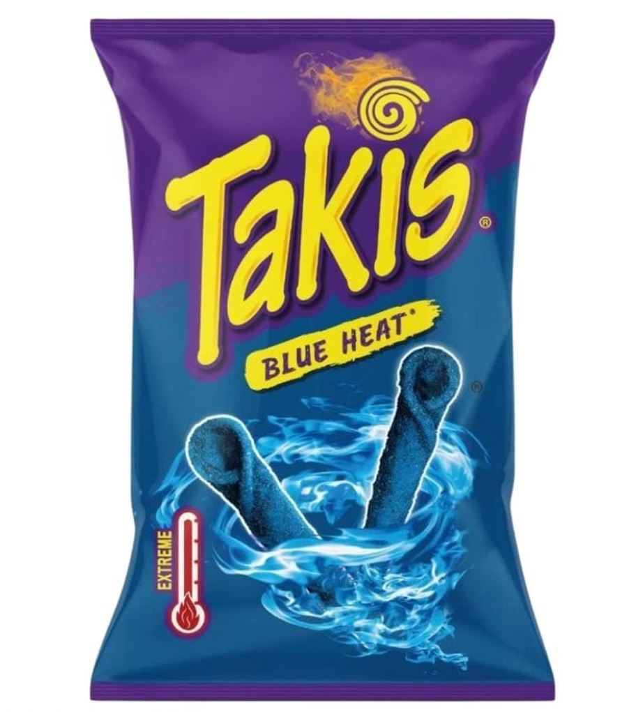 CHIPS TAKIS BLUE HEAT 18X100G - FreshTropical