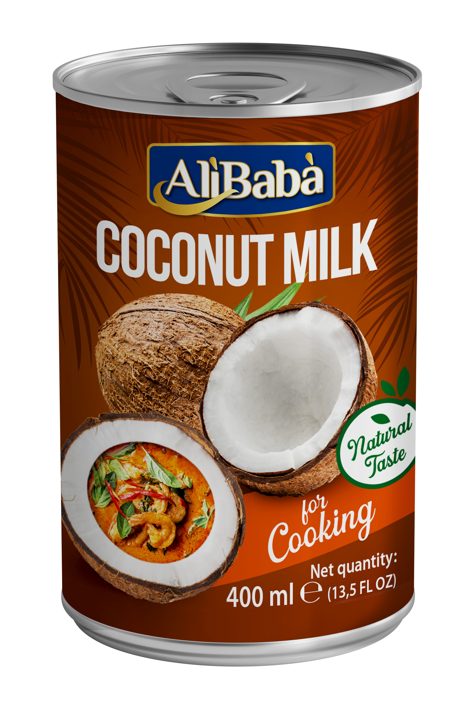 COCONUT MILK ALIBABA COOKING 12X400ML - FreshTropical