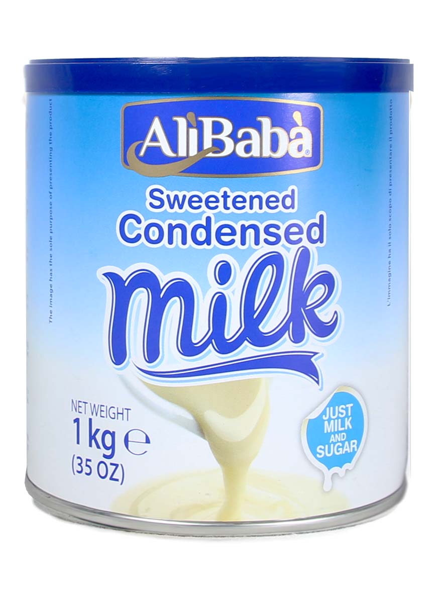 SWEET CONDENSED MILK ALI BABA 6X1KG - FreshTropical