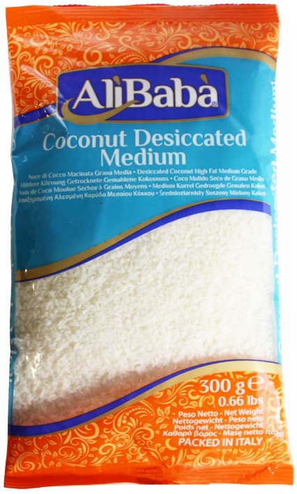 COCONUT DESICCATED(F) ALI BABA 15X300G - FreshTropical