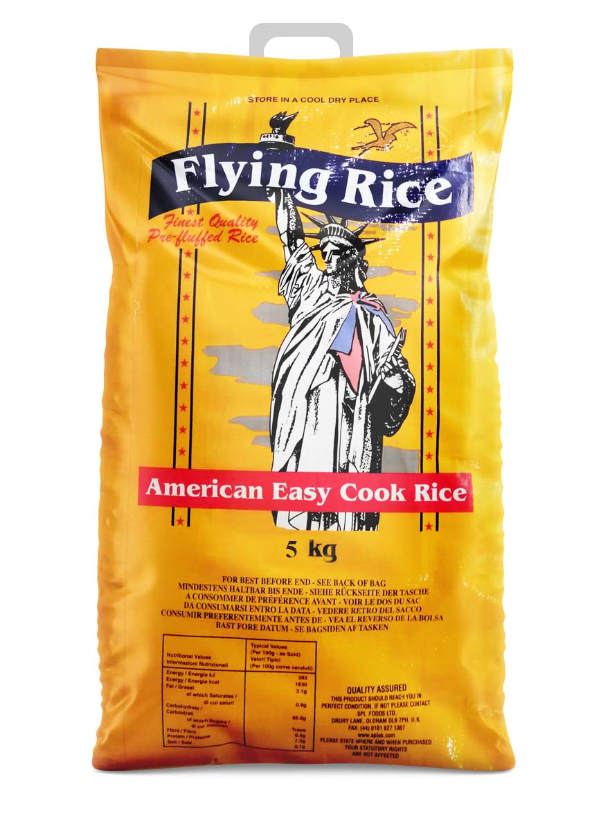 FLYING EASY COOK RICE 5KG - FreshTropical