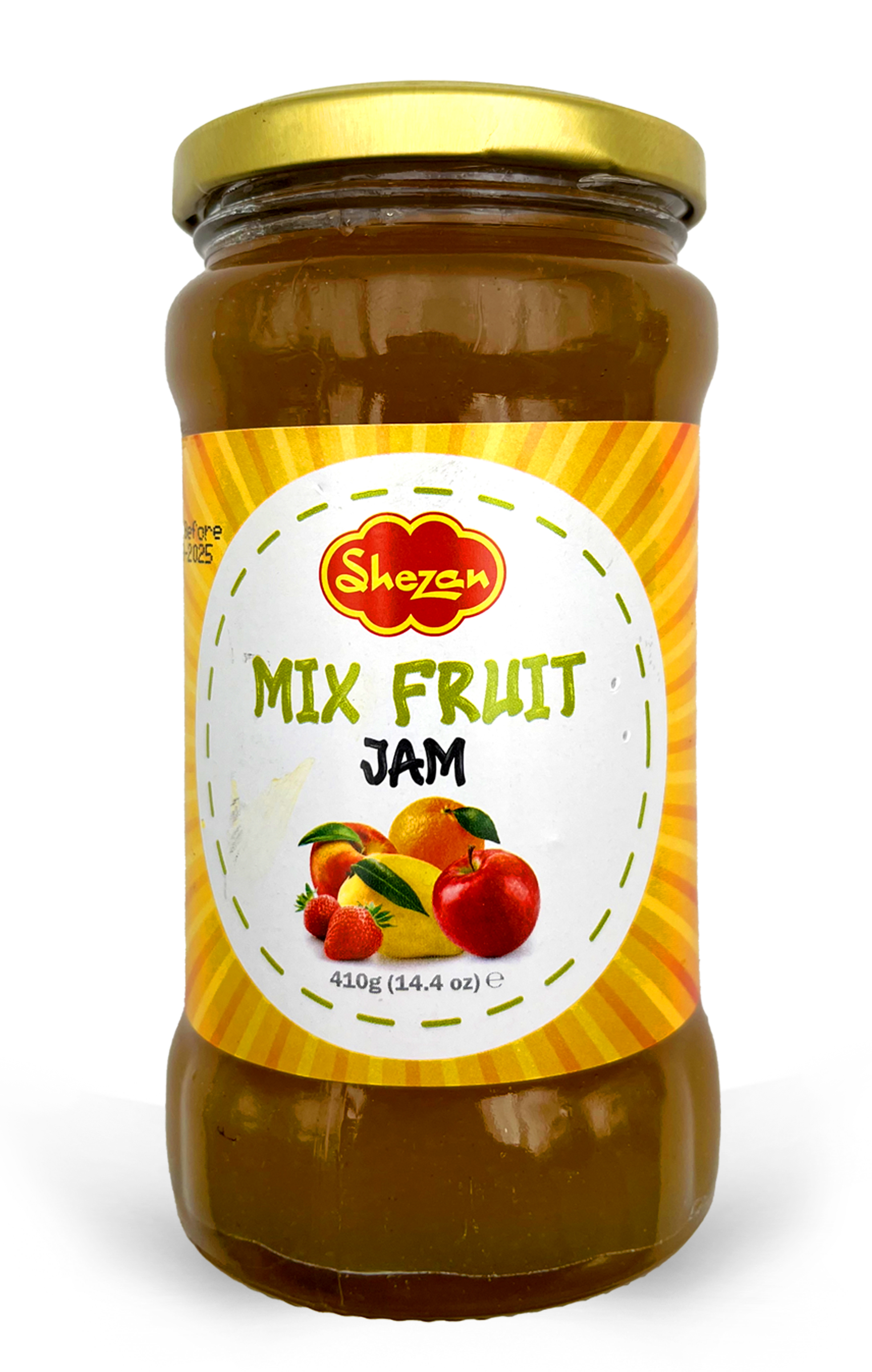 SHEZAN JAM MIX FRUIT 12X410G - FreshTropical