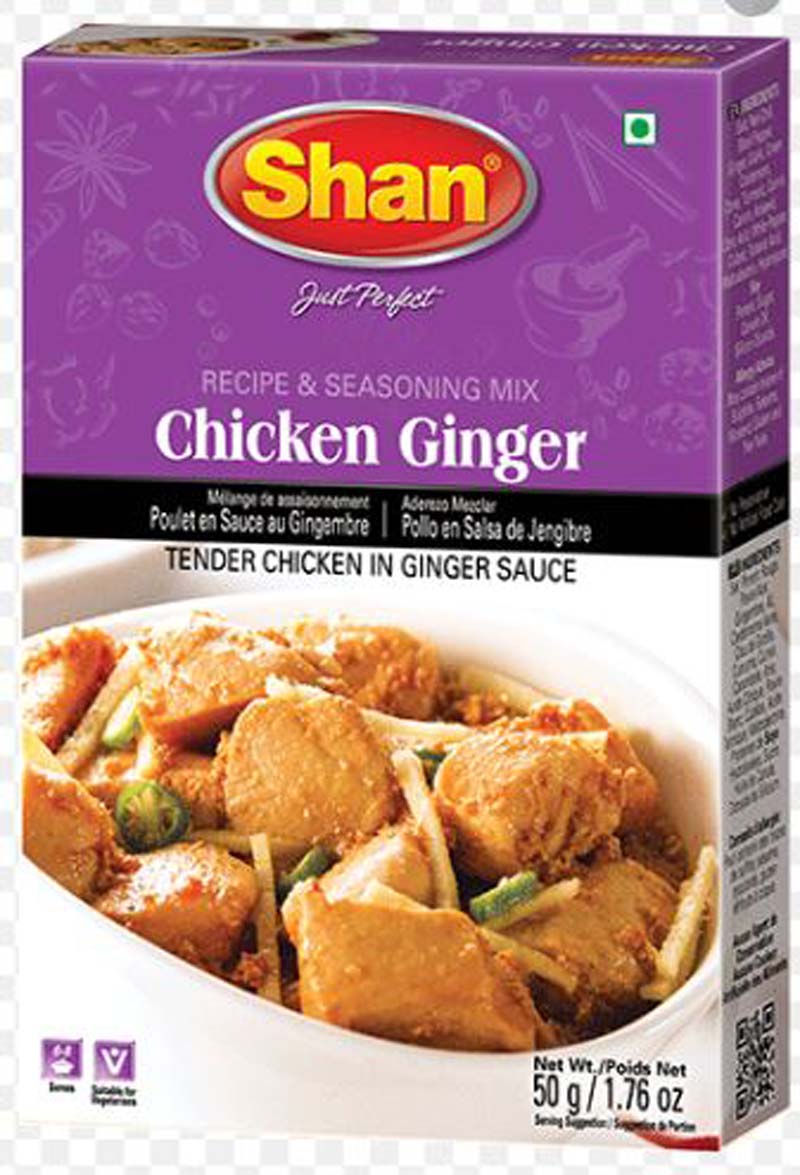 SHAN CHICKEN GINGER MASALA 6X50G - FreshTropical