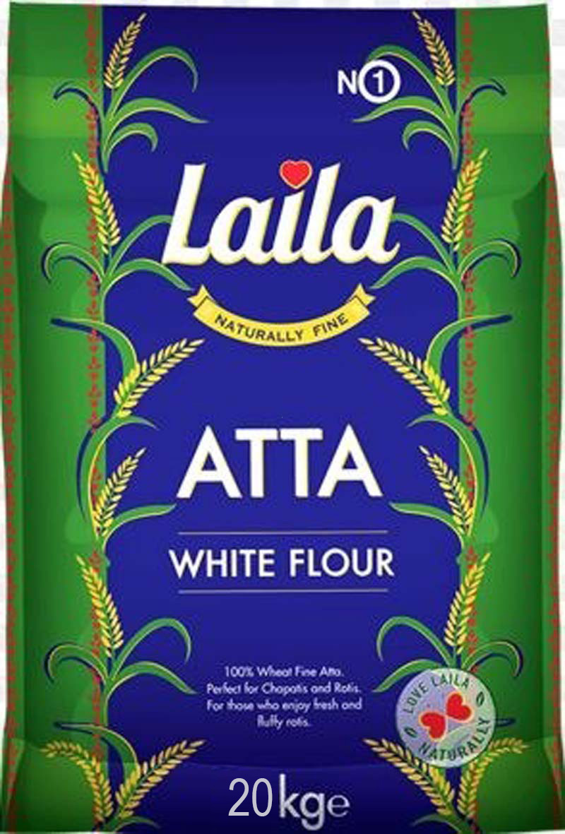 LAILA WHITE FLOUR 20KG - FreshTropical