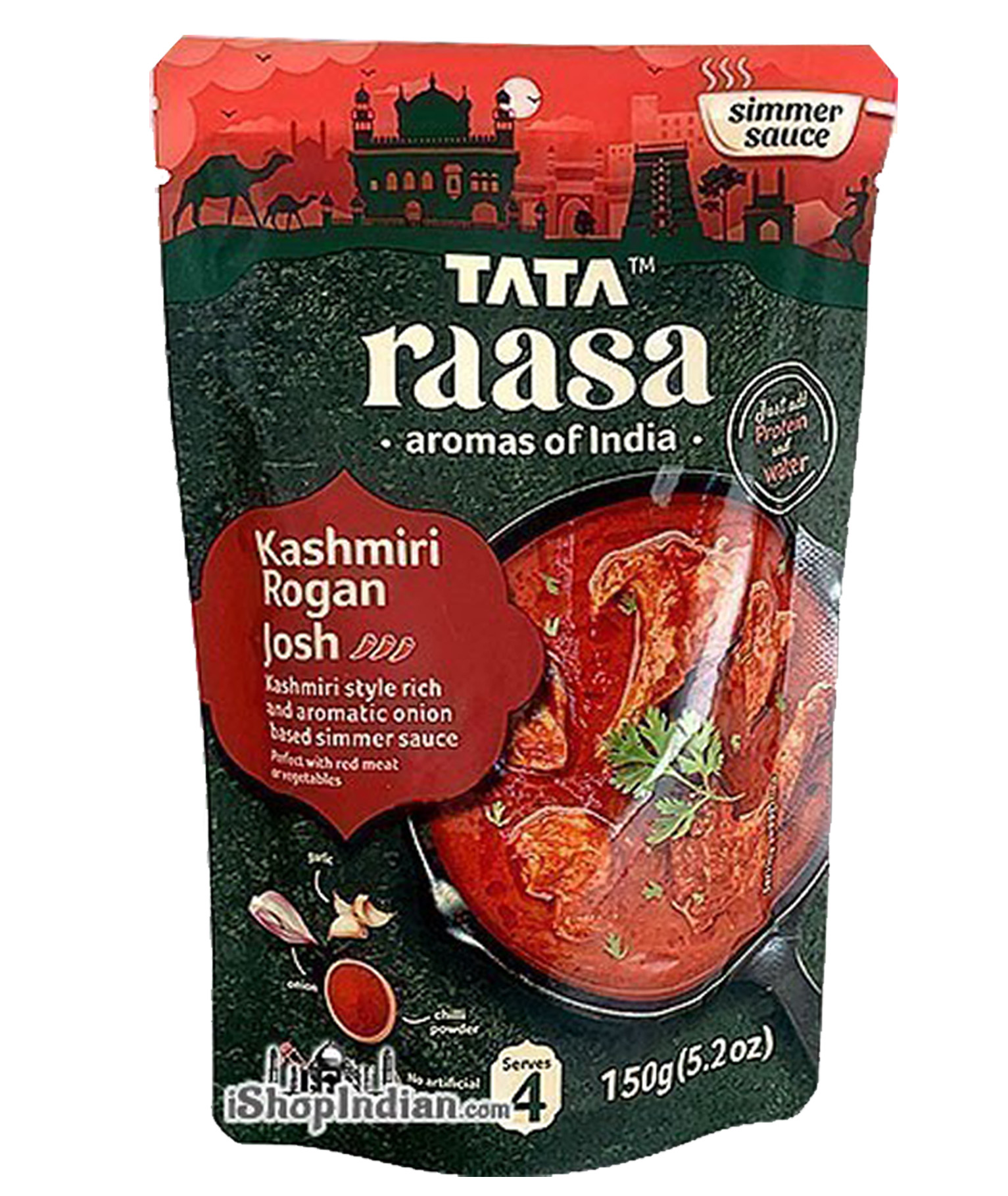 RTE TATA ROGAN JOSH CURRY 12X150G - FreshTropical