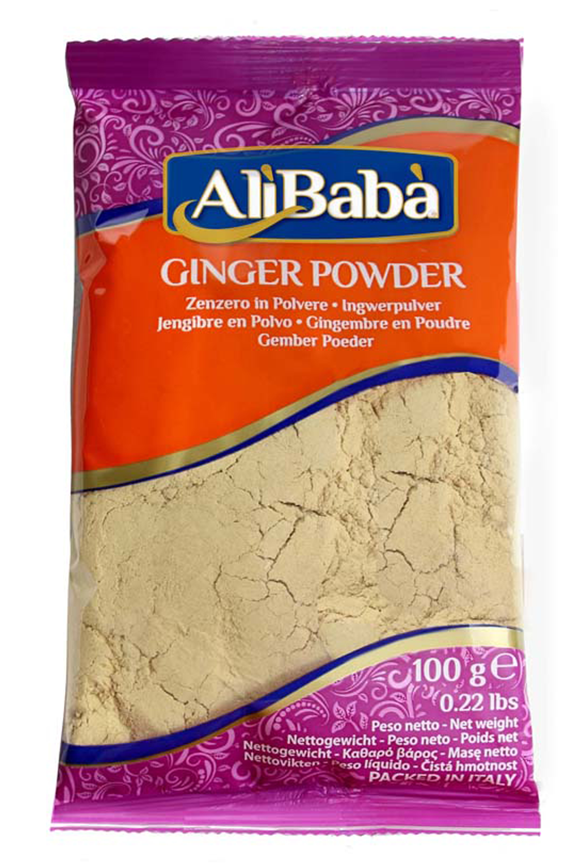 GINGER PWD ALI BABA 20X100G - FreshTropical