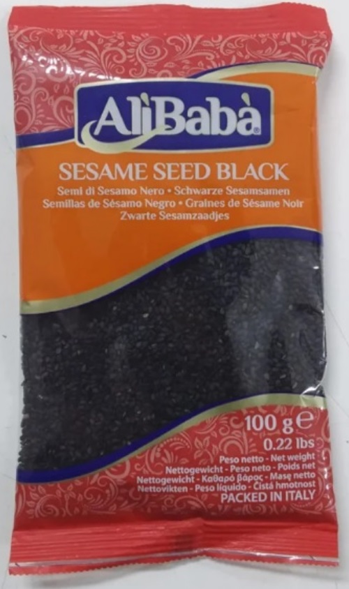 SESAME SEEDS BLACK ALI BABA 20X100G - FreshTropical