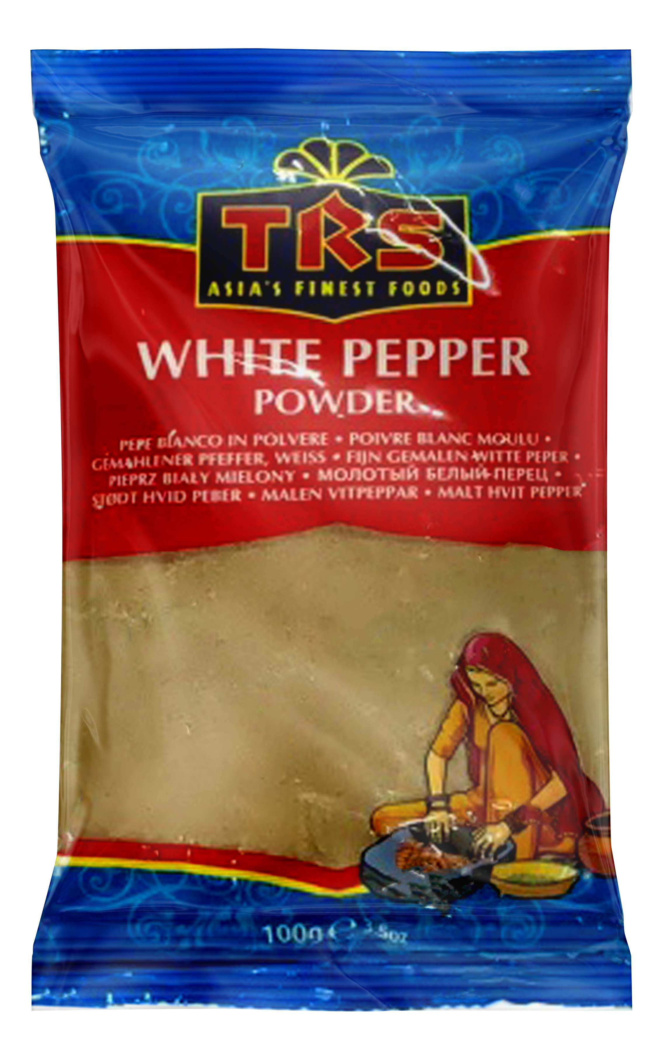 WHITE PEPPER POWDER TRS 20X100G - FreshTropical
