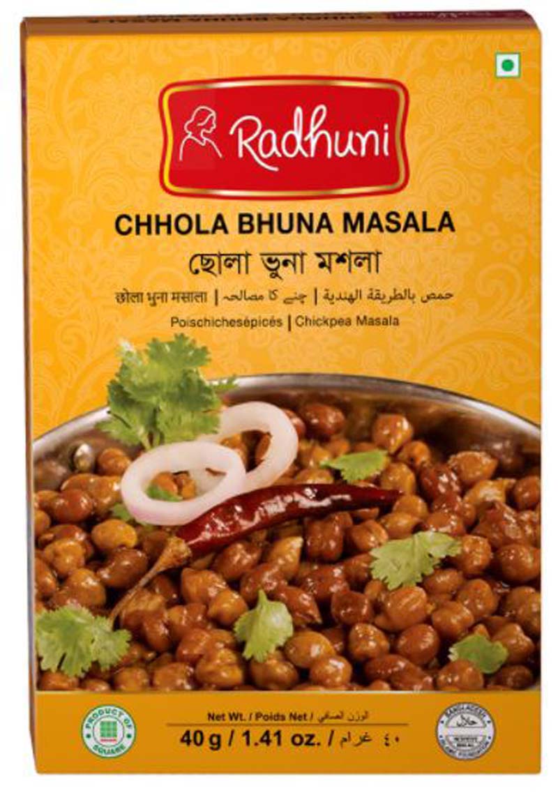 RADHUNI CHHOLA BHUNA MASALA 6X40G - FreshTropical