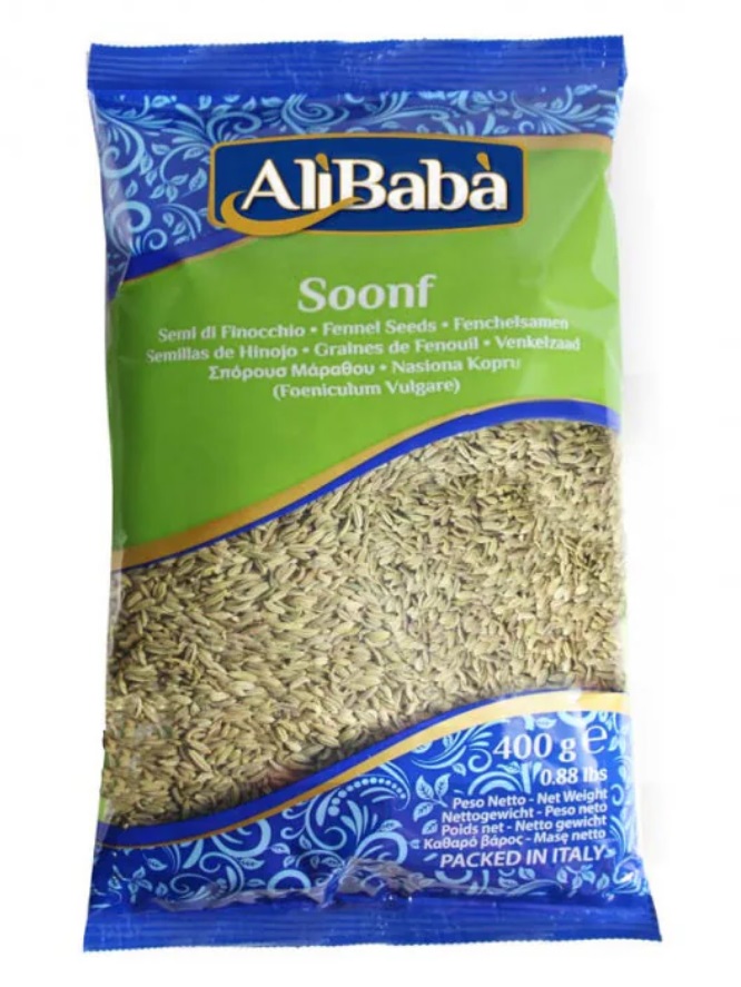 SOONF(FENNEL SEEDS) ALI BABA 8X400G - FreshTropical