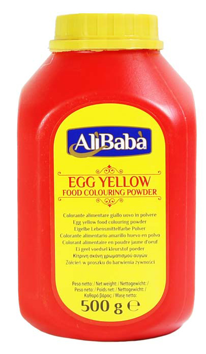 FOOD COLOUR ALI BABA YELLOW 500G - FreshTropical