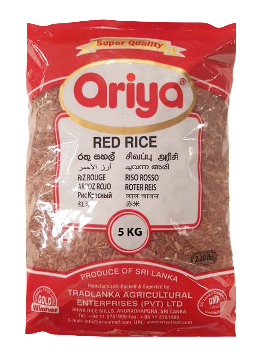 RED RAW RICE ARIYA 4X5KG - FreshTropical