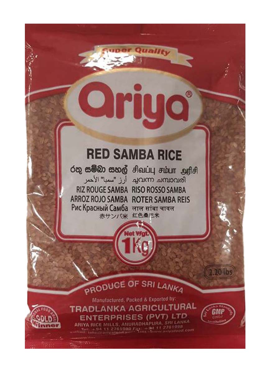 RED SAMBA RICE ARIYA 20X1KG - FreshTropical