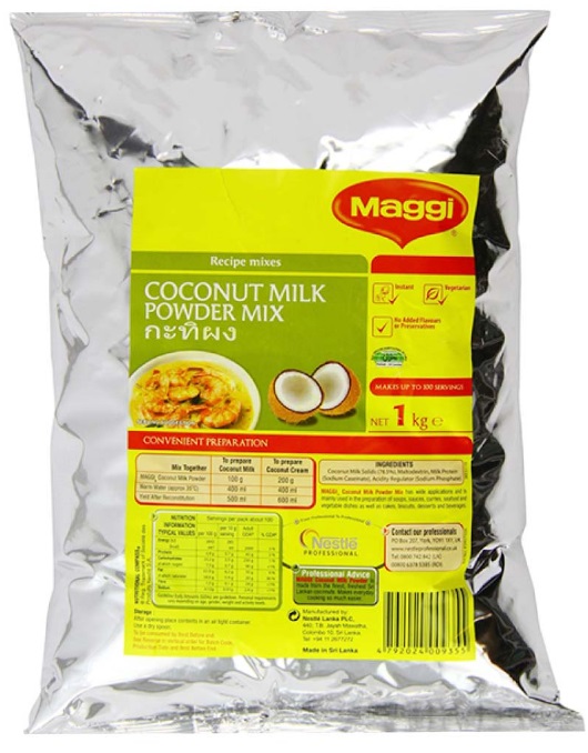MAGGI COCONUT MILK POWDER 12X1KG - FreshTropical