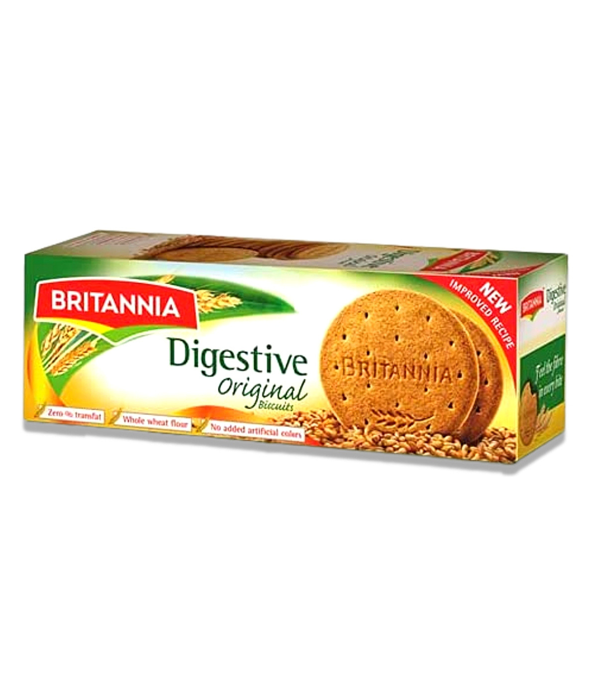 BRITANNIA DIGESTIVE BISCUITS 24X225G - FreshTropical