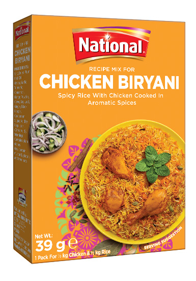 NATIONAL CHICKEN BIRYANI MASALA 6X78G - FreshTropical