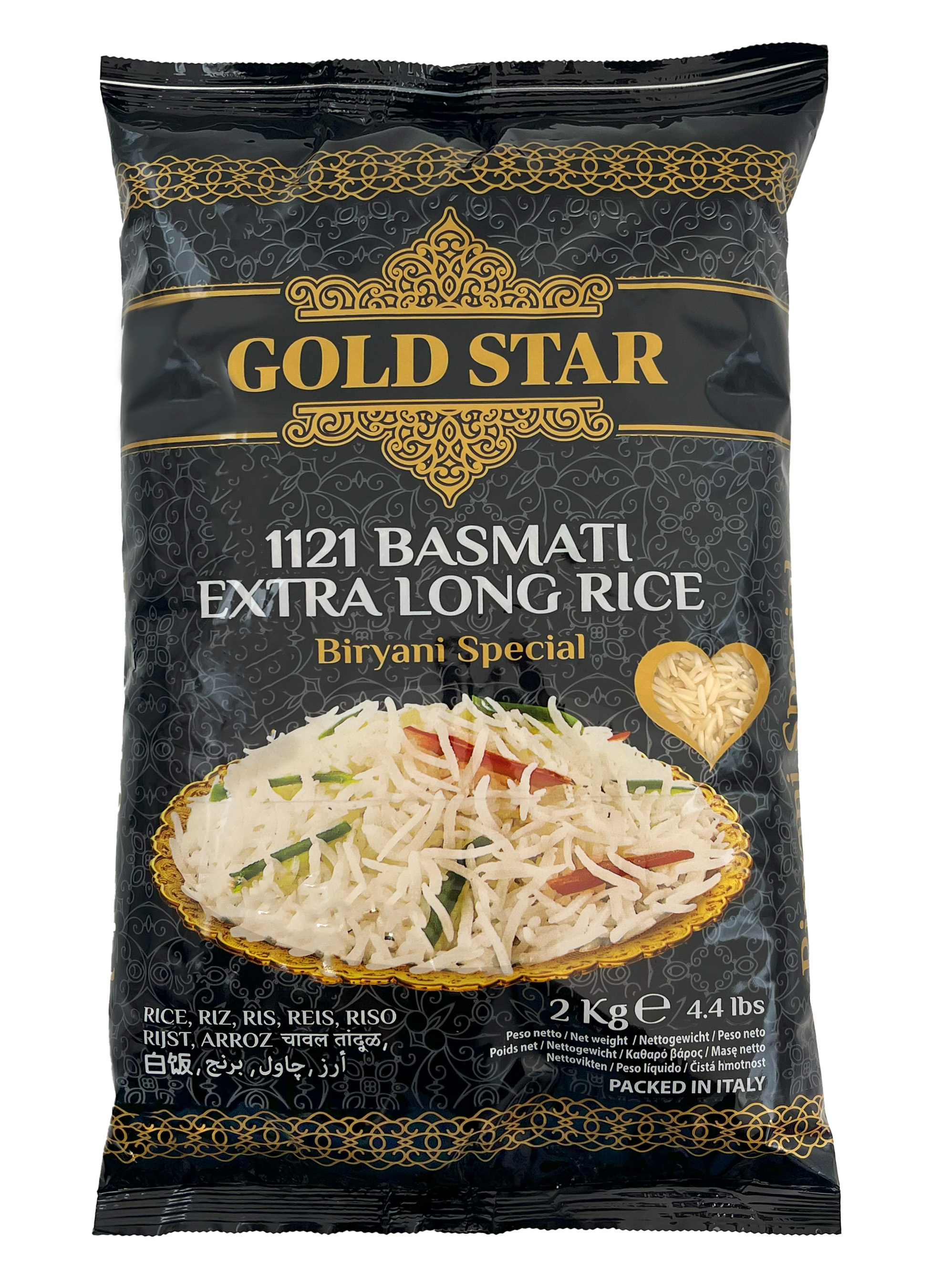 BASMATI GOLD STAR 1121 RISO 6X2KG - FreshTropical