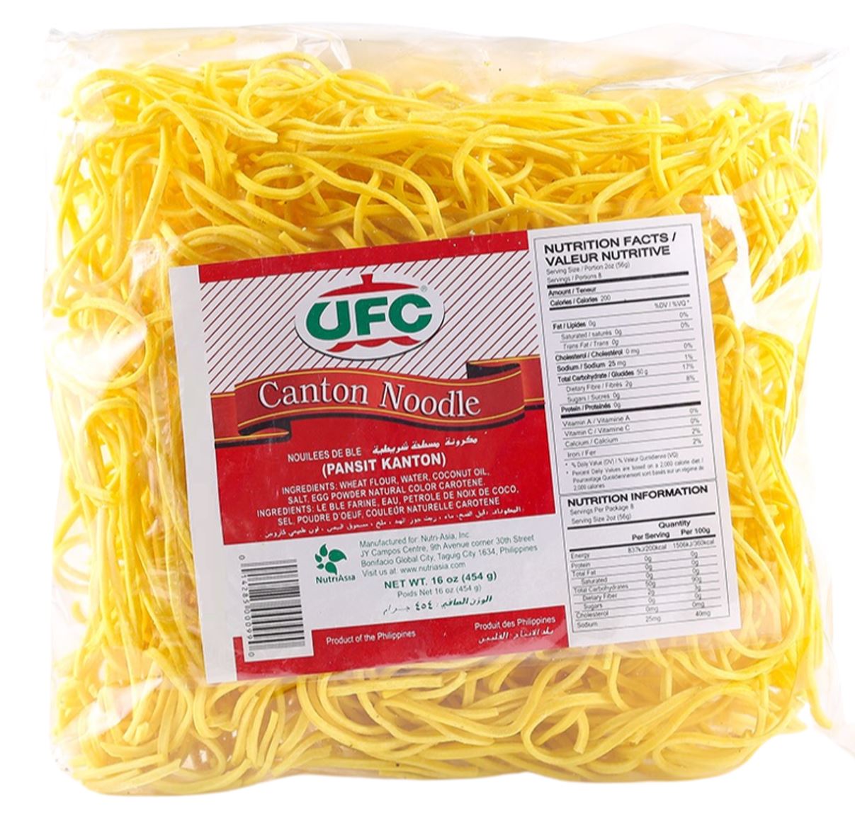 PH UFC PANCIT CANTON FLOURSTK 30X227G - FreshTropical