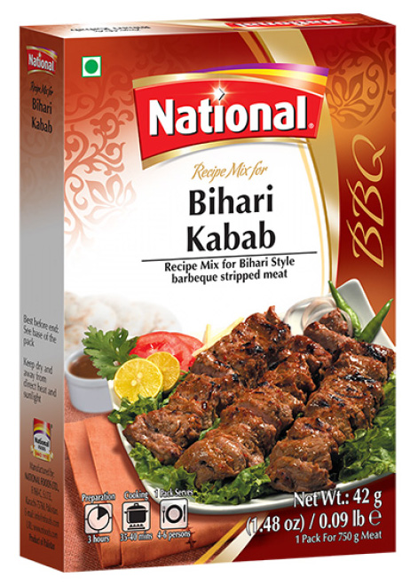 NATIONAL BEHARI KEBAB MASALA 6X84G - FreshTropical