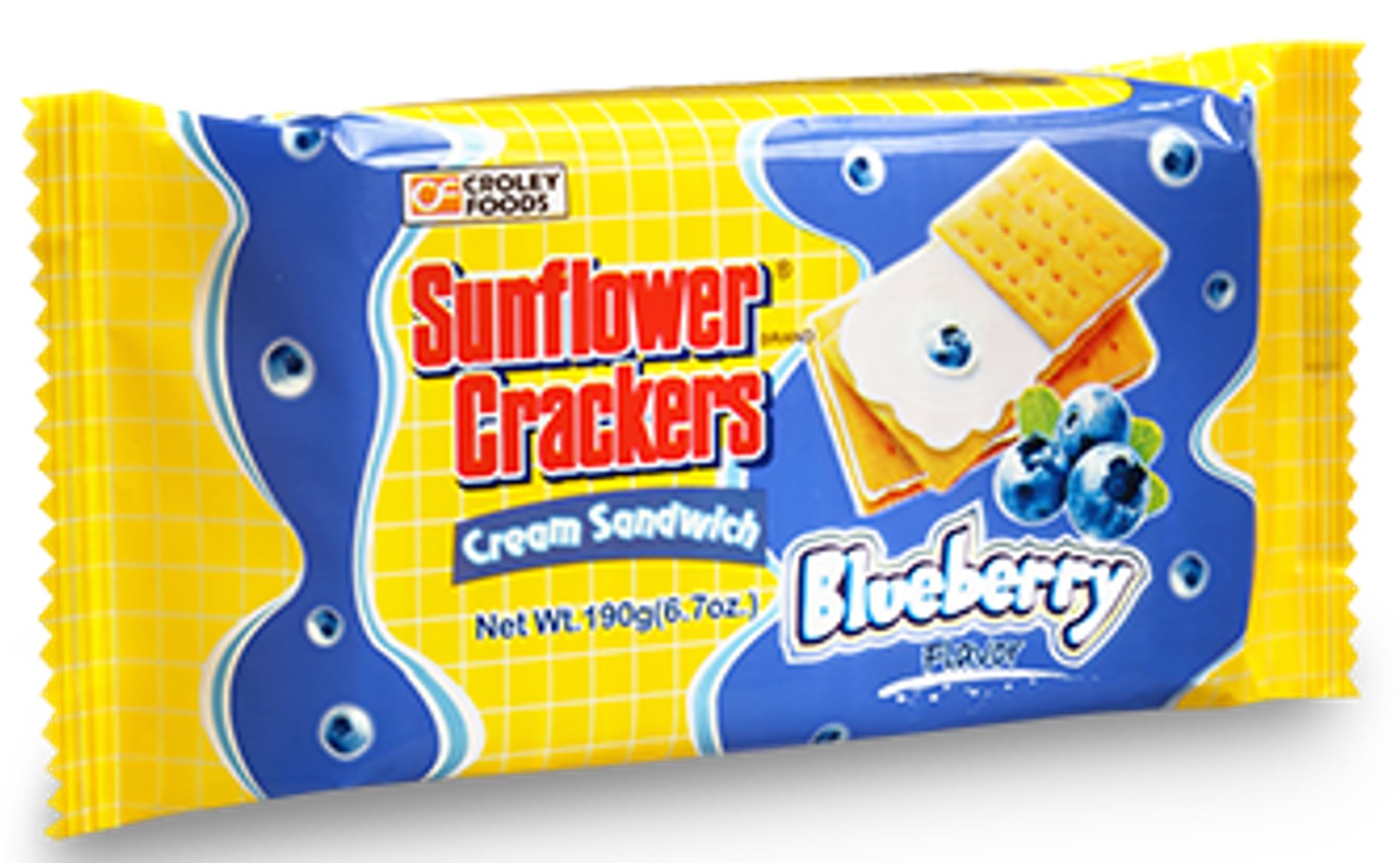 PH SUNFLOWER CRACKER BLUEBERRY 42X190G - FreshTropical