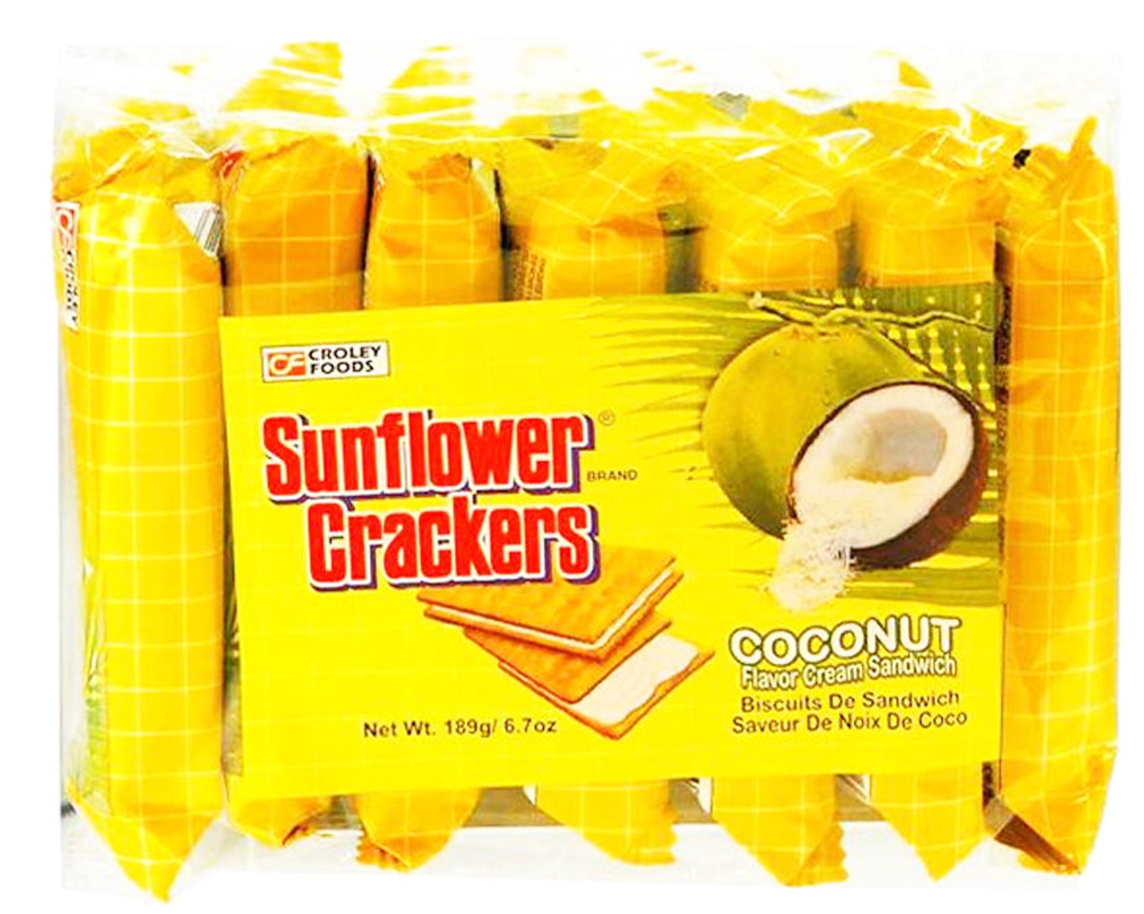 PH SUNFLOWER CRACKER COCONUT 42X(7X27G) - FreshTropical