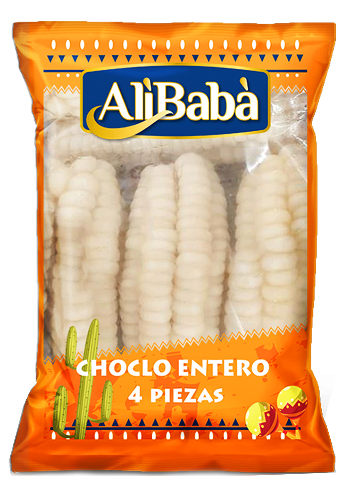 PE CHOCLO WHOLE FROZEN 4PZ ALI BABA - FreshTropical