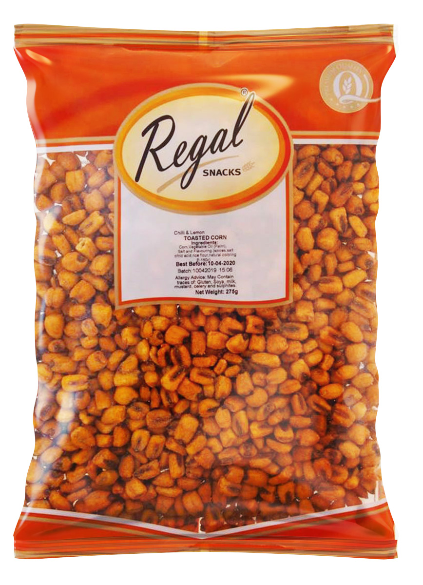REGAL TOASTED CORN CHILLI-LIME 8X250G - FreshTropical