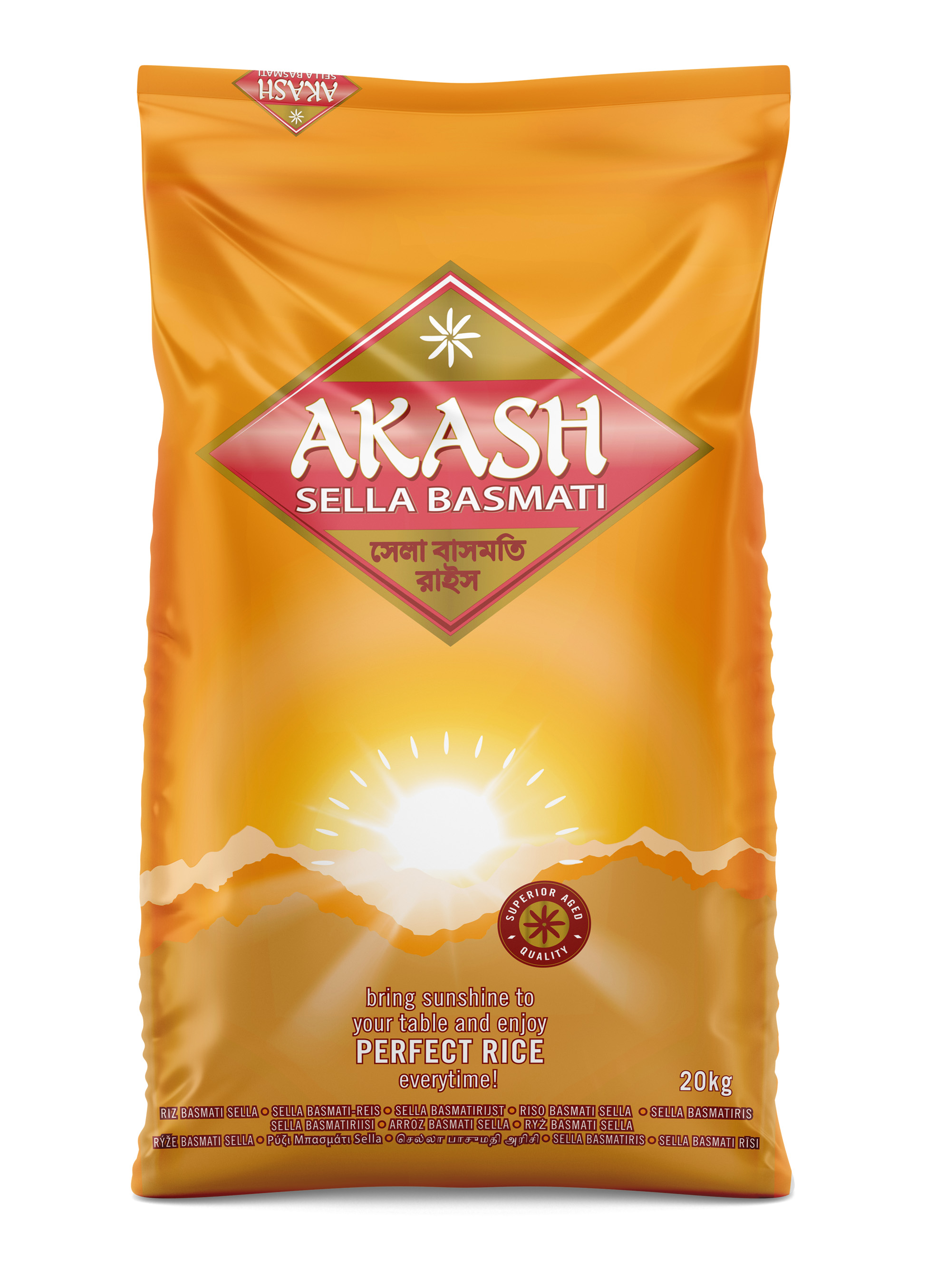 PARBOILED AKASH BASMATI 20KG RISO - FreshTropical