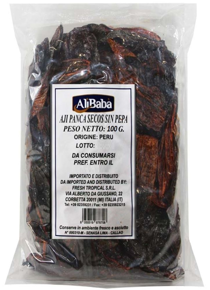 AJI PANCA DRIED SIN PEPA 15X100G ALIBABA - FreshTropical