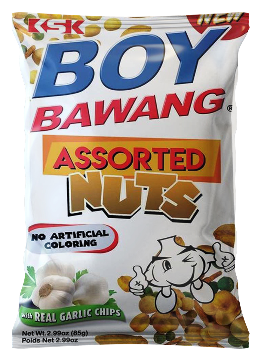PH CHIPS BOY BAWANG ASSORTED NUTS 40X85G - FreshTropical