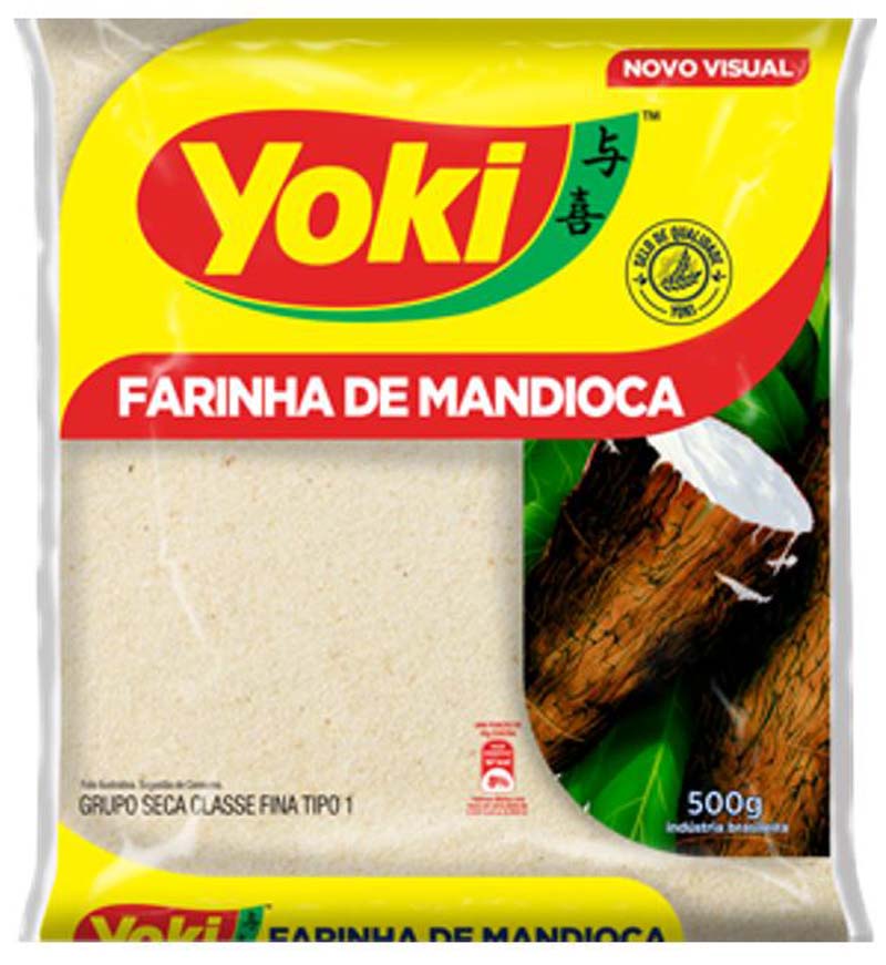 YOKI FARINA MANDIOCA CRUA 24X500G - FreshTropical