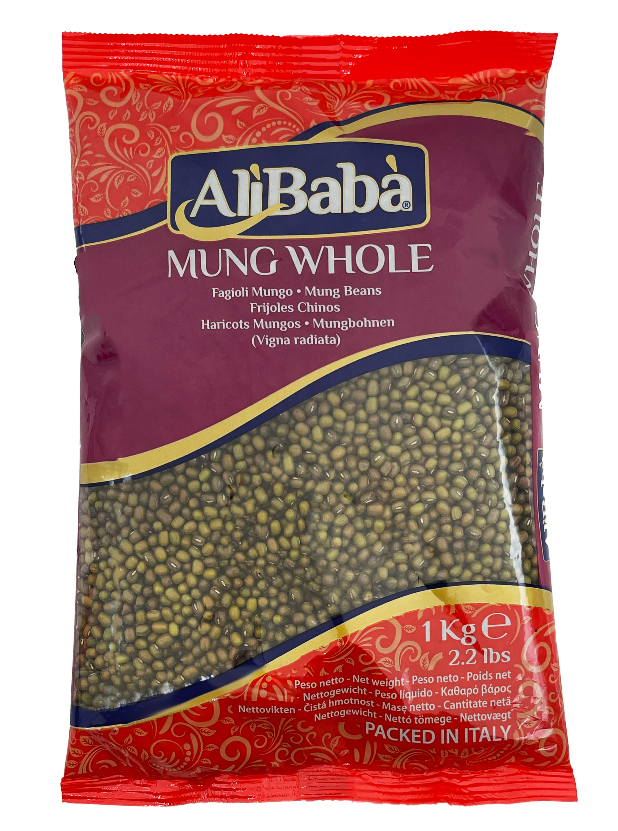 MUNG WHOLE(BEANS) ALI BABA 10X1KG - FreshTropical