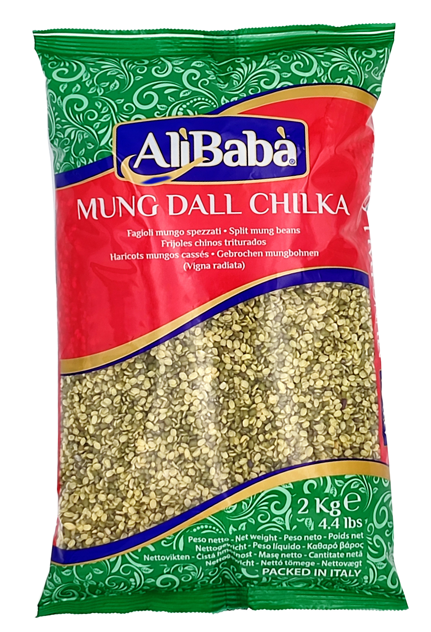 MUNG DALL(CHILKA) ALI BABA 6x2KG - FreshTropical