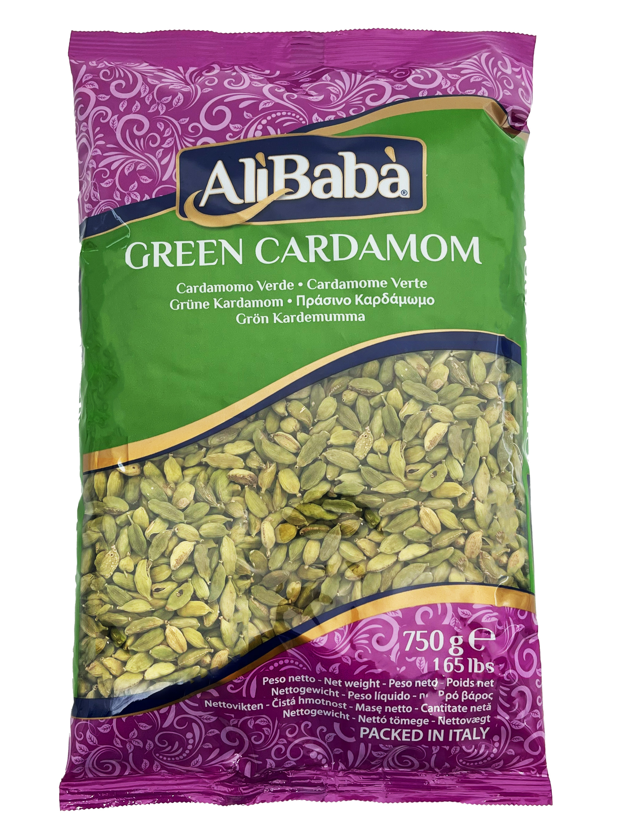 CARDAMOMS GREEN ALI BABA 6X750G - FreshTropical