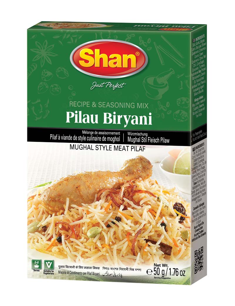SHAN PILAU BIRYANI MASALA 6X100G - FreshTropical
