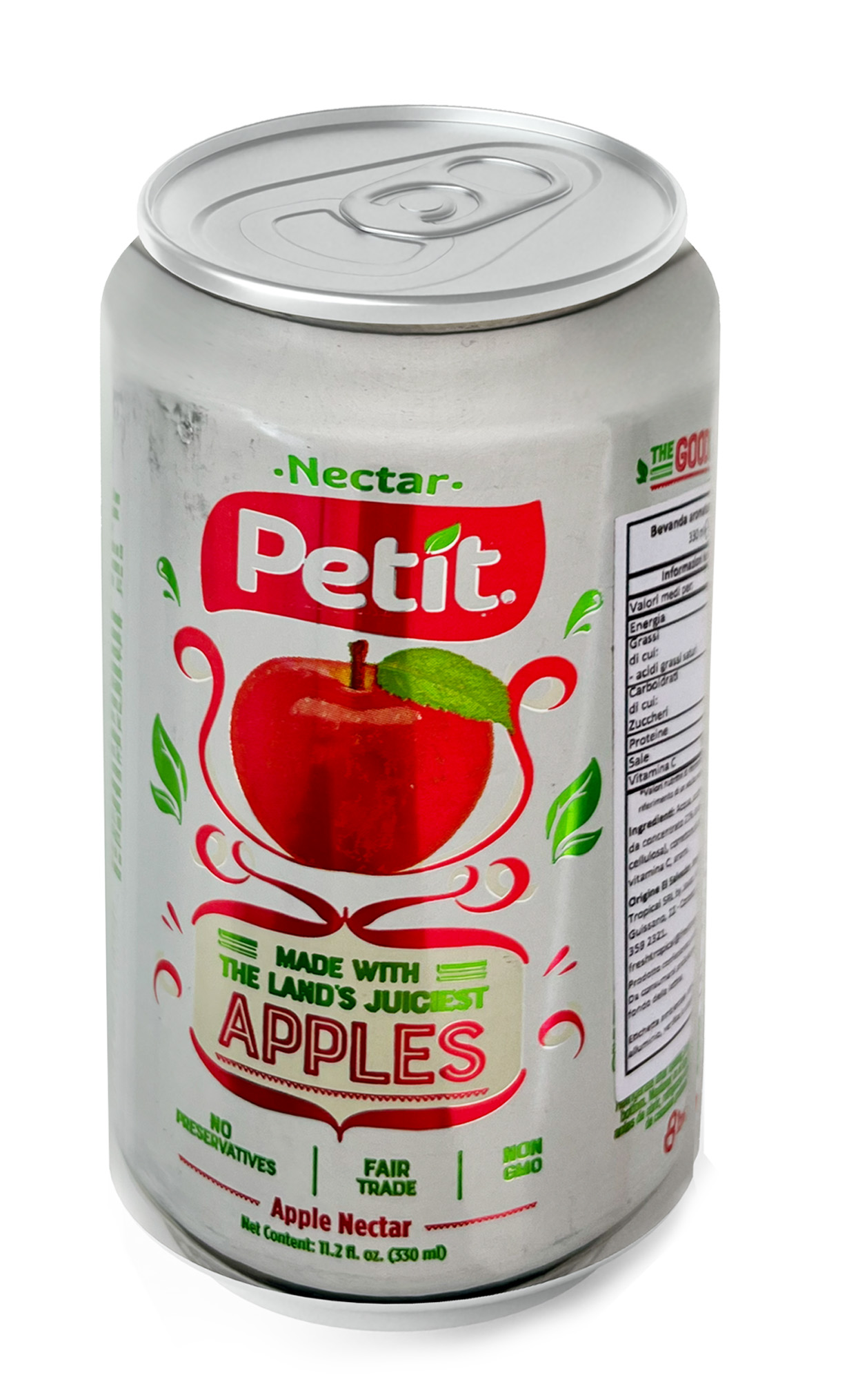 PETIT JUICE SUCCO APPLE CAN 24X330ML - FreshTropical